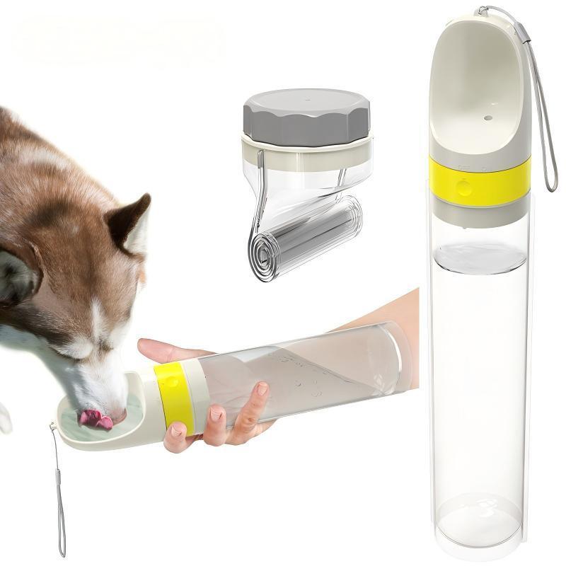 1000ml Portable Dog Water Bottle With Travel Water Bowl Leak Proof ...